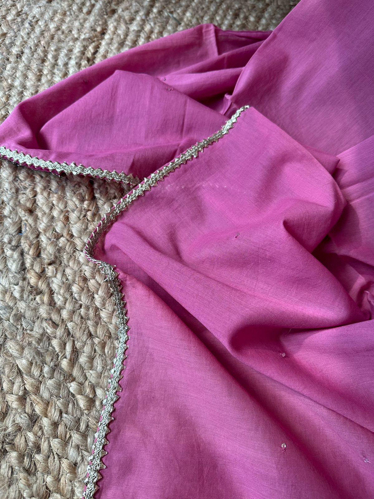 Magenta Pink Dupatta